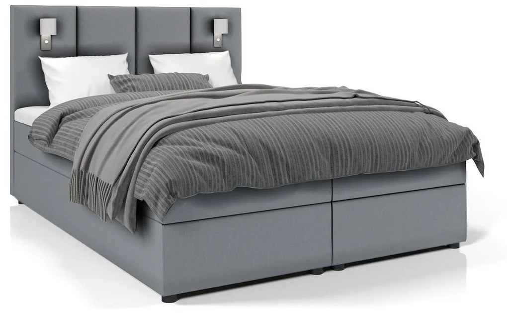 Americká postel ANDY - 200x200, zelená