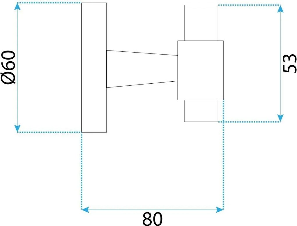 Rea Aristo, 1-háček na ručník 16101, zlatá matná, REA-98506