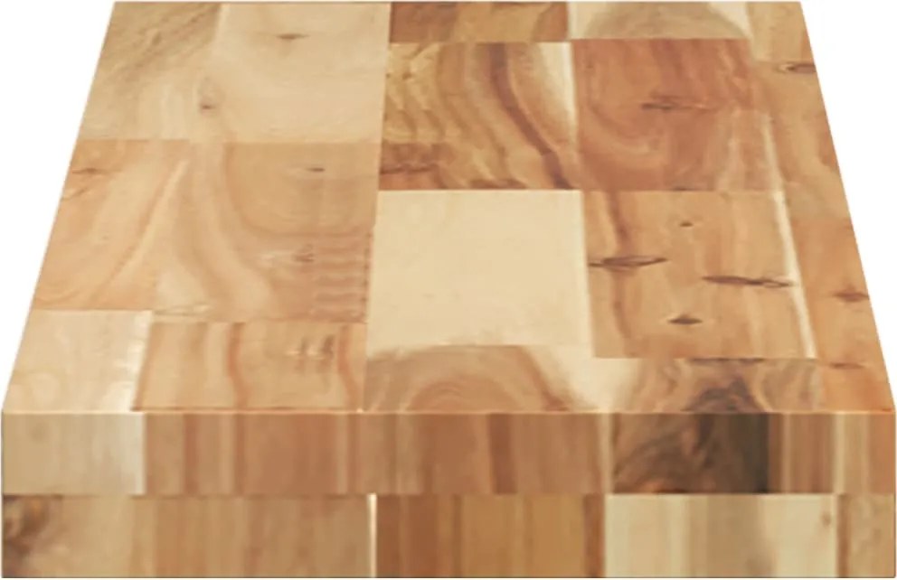 Plovoucí police 2 ks 80 x 20 x 4 cm olejované akáciové dřevo 3279584