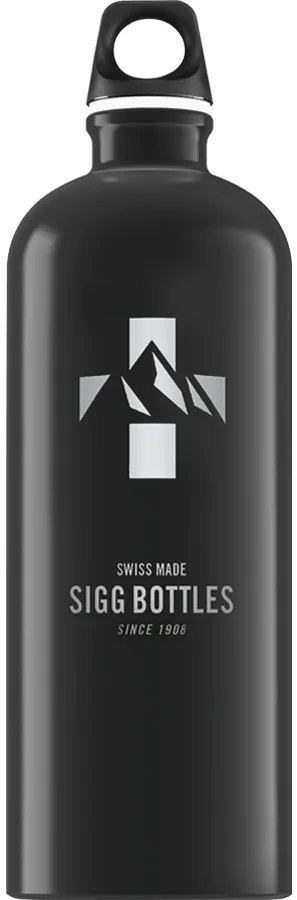 Sigg Swiss Culture láhev na pití 1 l, mountain black, 8744.50