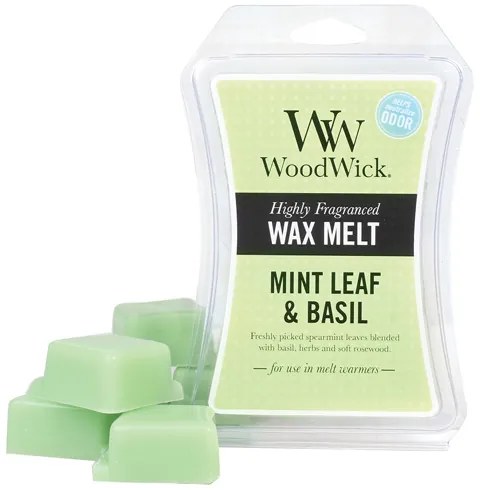Vonný vosk woodwick máta a bazalka, 85 g
