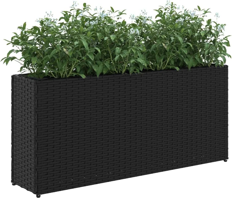 Zahradní truhlíky se 2 květináči 2 ks hnědé 90 x 20 x 40 cm 3210513