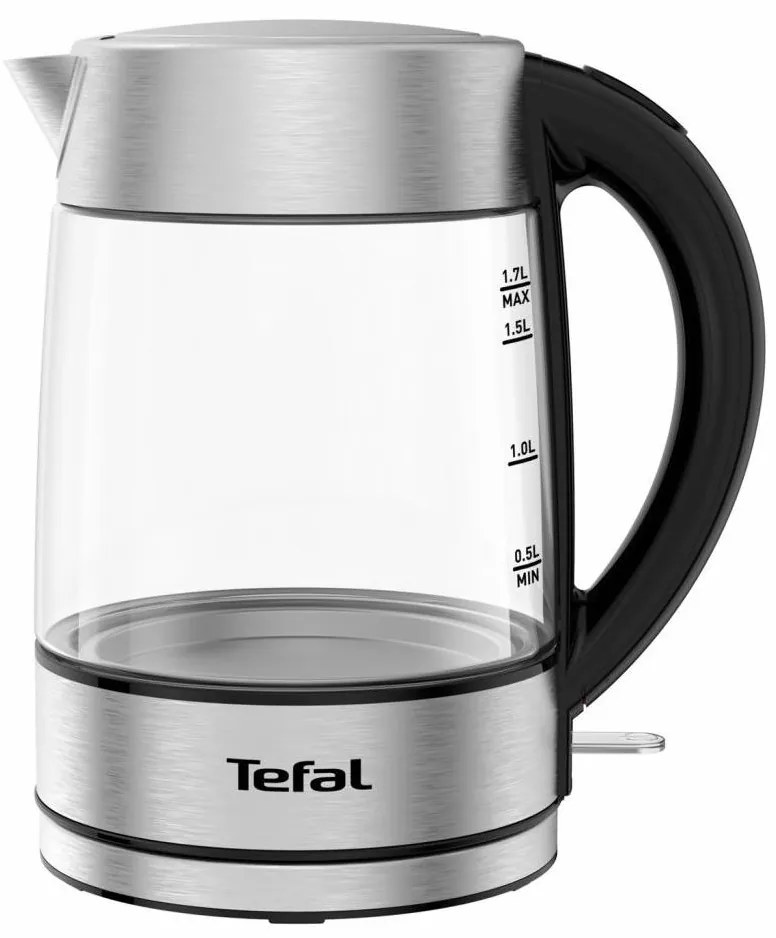 Tefal - Rychlovarná konvice GLASS 1,7 l  2200W/230V chrom
