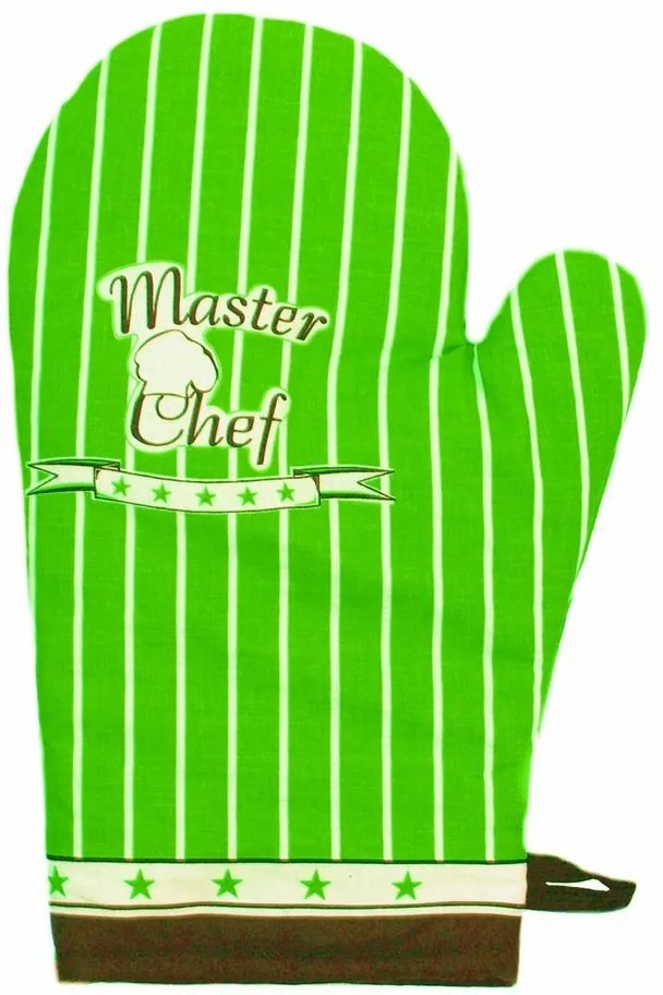 Forbyt Kuchyňská chňapka Master Chef zelená, 18 x 28 cm