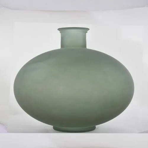 Váza ARTEMIS, 44cm|14,8L, zelená matná|Vidrios San Miguel|Recycled Glass