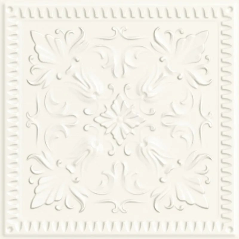 Ceramika Paradyz Obklad Classy Chic Bianco C Struktura Rekt. 19,8x19,8 - 160005