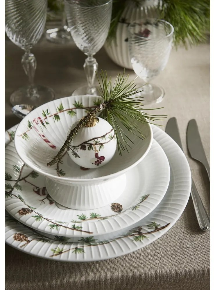 Bílá porcelánová mísa s vánočním motivem ø 16 cm Hammershøi Christmas – Kähler Design