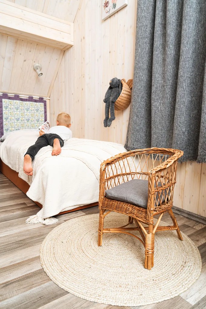Vingo Kulatý jutový koberec - přírodní Rozměry (cm): průměr 80