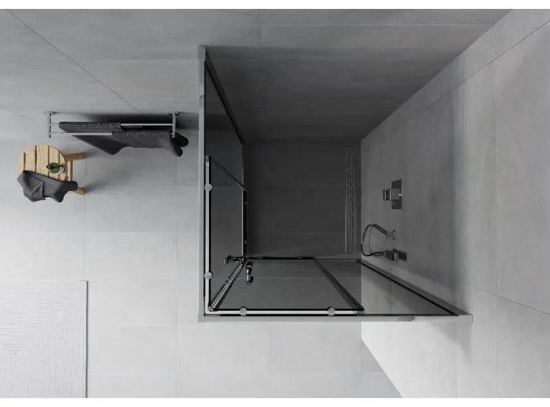 Mexen RIO - Čtvercový sprchový kout 70x70 cm, šedá, 860-070-070-01-40