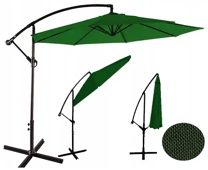 Záhradní slunečník Sunny - zelený 300 cm | BIANO