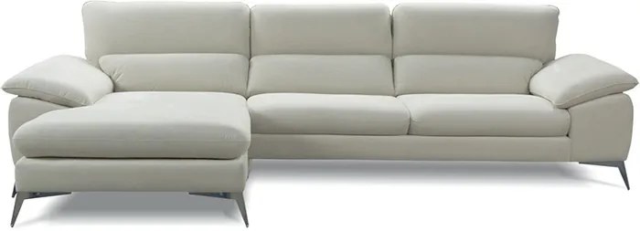 Pregio Italia sofa&relax Moderní rohová sedací souprava TOUCH Provedení: 2-místná MAXI +lehátko, Vzorník látek: tekno fibra 03 milk