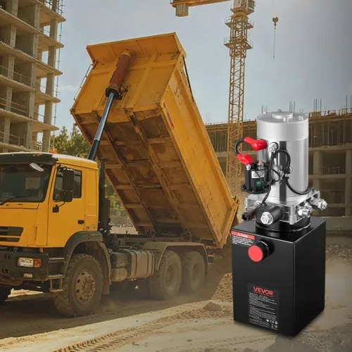 Hydraulický agregát 6 l, Maximální přetlak 22 MPa a průtok 3,4 l/min VEVOR