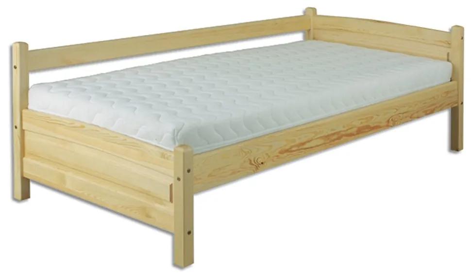 Drewmax Borovicová postel LK132 90 x 200 cm - olše