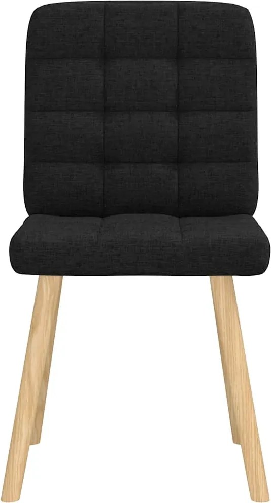 Jídelní židle 6 ks černé textil 3315463