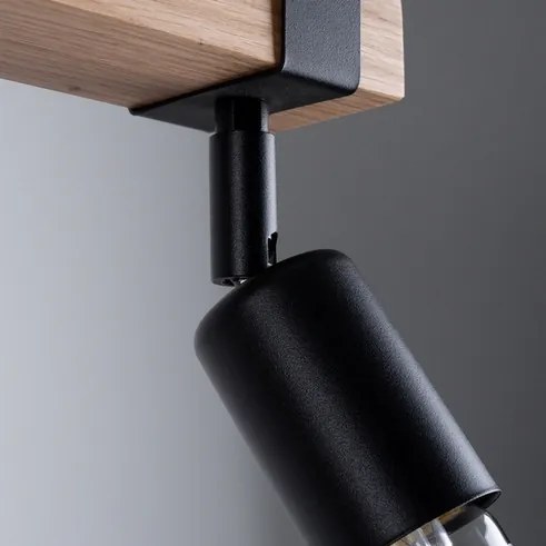 Stropní svítidlo SOLLUX ZUCA 2 černé E27 2x15W bez žárovky SL.1296
