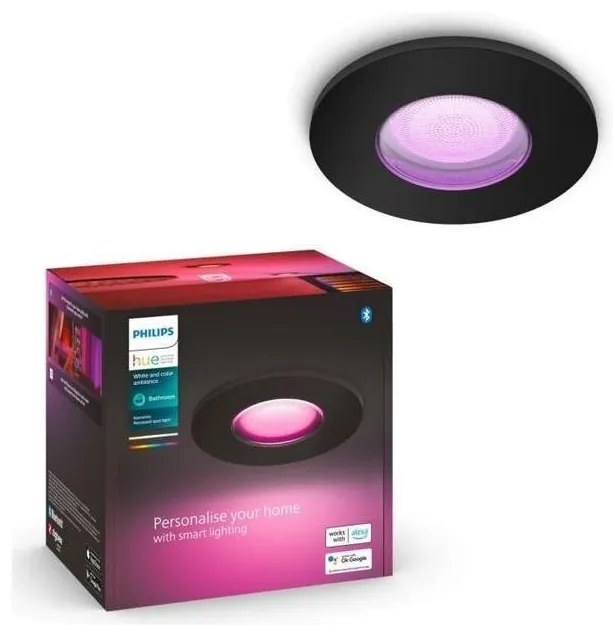 Philips Philips-LED RGBW Stmívatelné koupelnové svítidlo Hue XAMENTO GU10/5,7W/230V IP44 P5136