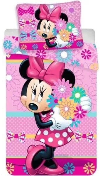 Povlečení Minnie "bows and flowers"