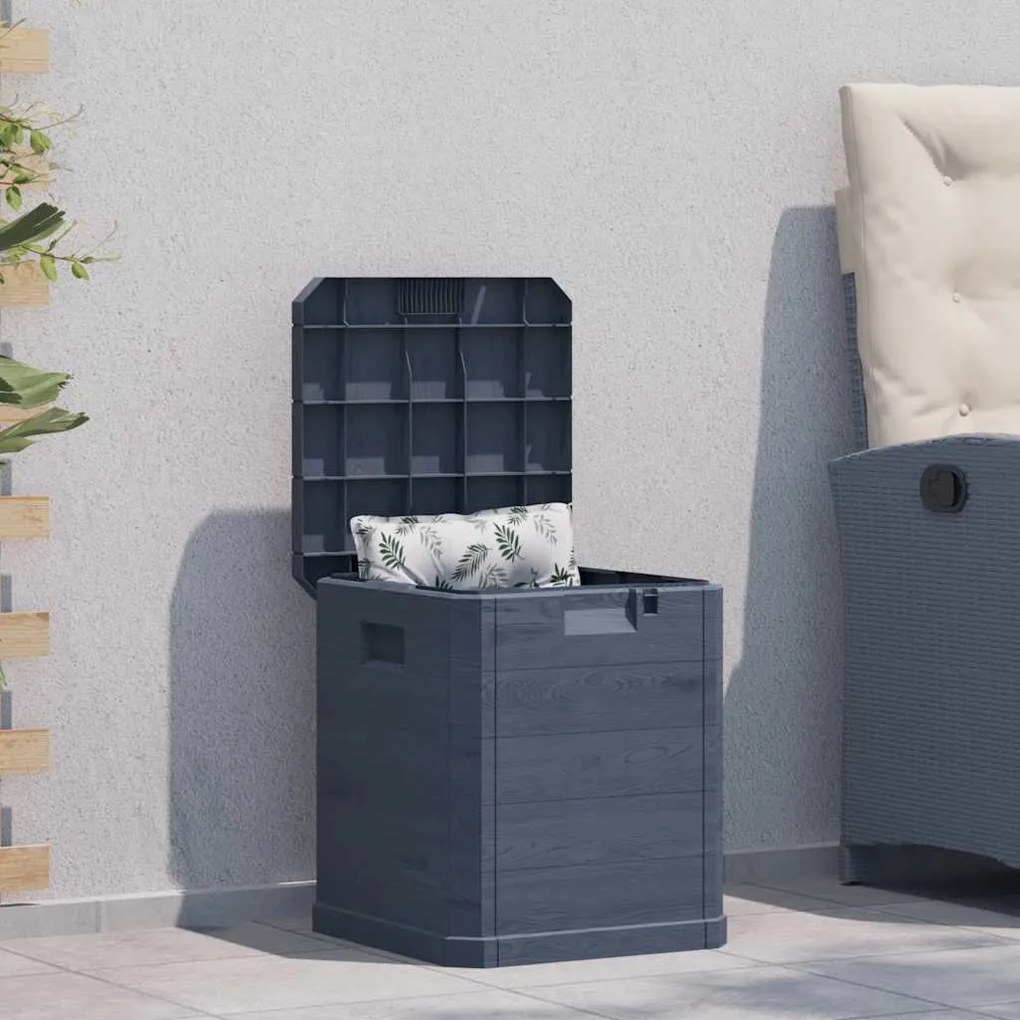 vidaXL Zahradní úložný box 90 l [45683] Barva: Hnědá