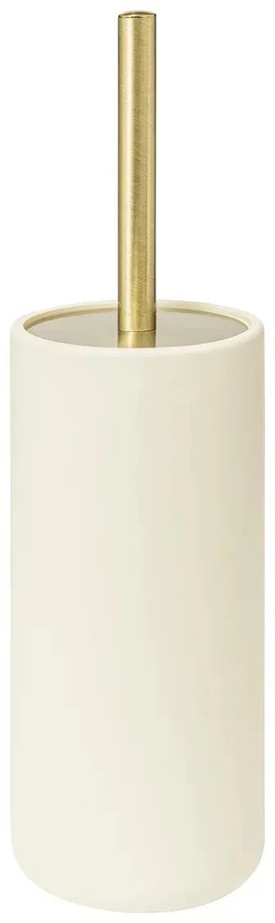 WC kartáč Ivoire, krémový/se zlatými prvky