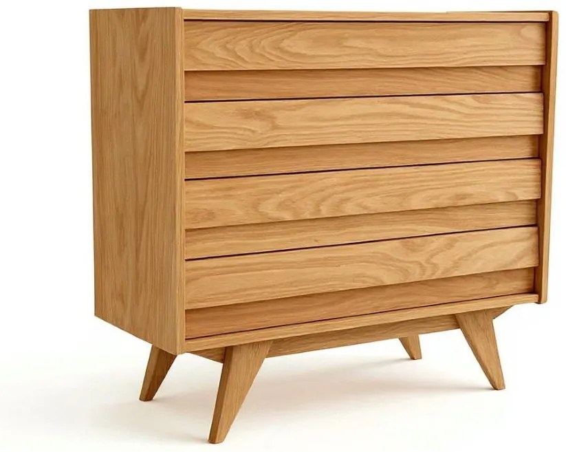 Dřevěná komoda Postelia PATTI 4 zásuvky 100x45 cm z masivu