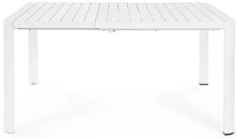 BIZZOTTO Rozkládací zahradní stůl KIPLIN 97/149x149 cm bílý