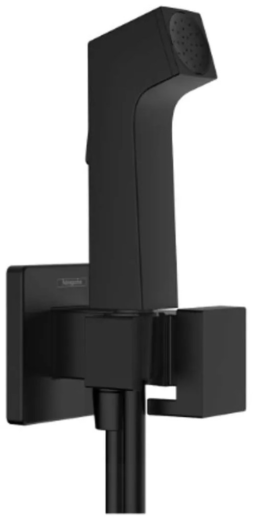 Hansgrohe - Nástěnný ventil s ruční bidetovou sprškou, matná černá 29231670