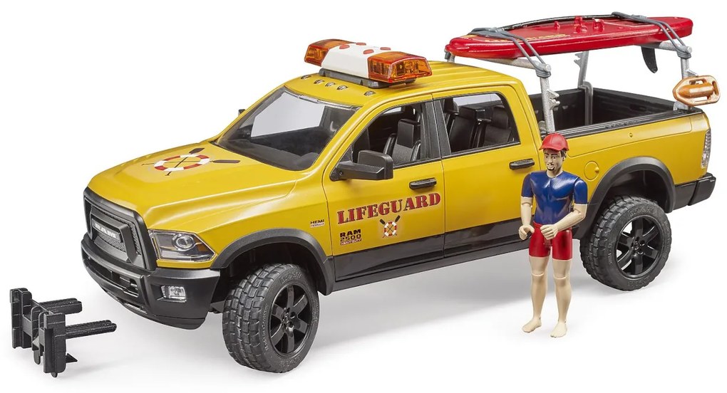 Bruder Dodge RAM pobřežní hlídky se záchranářem a příslušenstvím