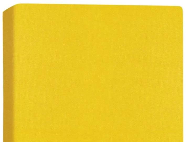 Veratex Jersey prostěradlo s elastanem 180x200 (č.6-stř.žlutá)  Jersey, 95% bavlna 5% elastan