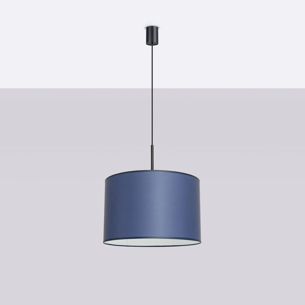 Sollux Lighting Závěsná lampa NEVIA tmavě modrá