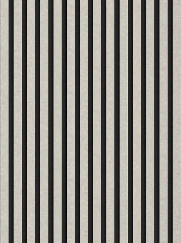 Mexen Lam-F, akustické stěnové lamely 275 × 31,5 cm, filc 6 mm, len šedý, S105-275317-2812-068