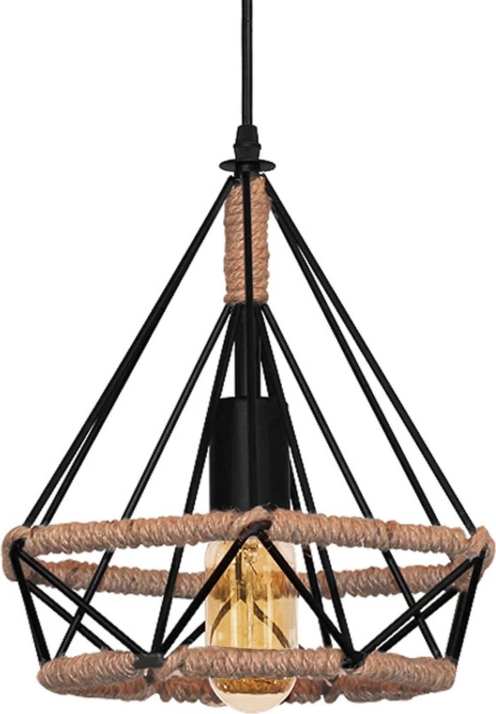 Stropní svítidlo Triangle Loft černé