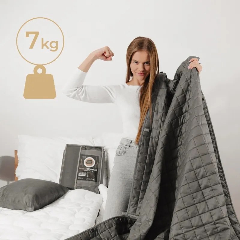 Zátěžová přikrývka NoxieBlanket 7kg 140x200 cm EMI