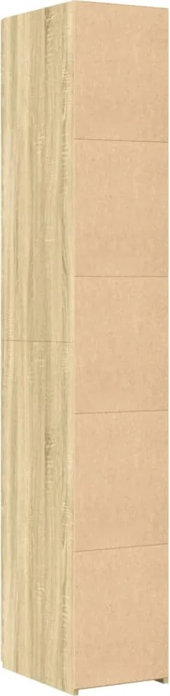 Skříň highboard dub sonoma 30 x 42,5 x 185 cm kompozitní dřevo 3281394