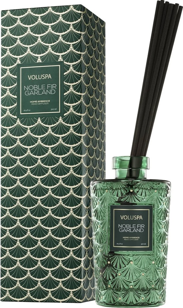 Voluspa difuzér s tyčinkami Noble Fir Garland Objem: 500 ml