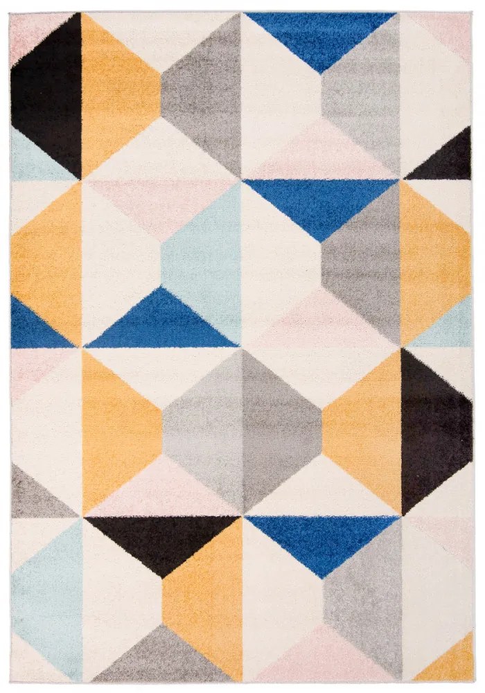 Dětský kusový koberec Kosočtverce vícebarevný, Velikosti 120x170cm
