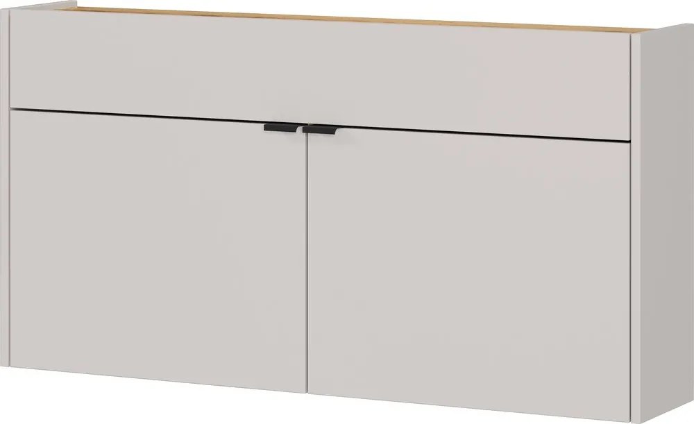 Krémová závěsná skříňka 110x57x22 cm Ameca – Germania