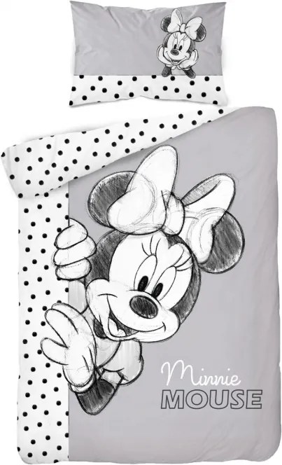 Mariall Bavlněné povlečení Minnie Mouse PP-171, 100x135, 40x60 cm