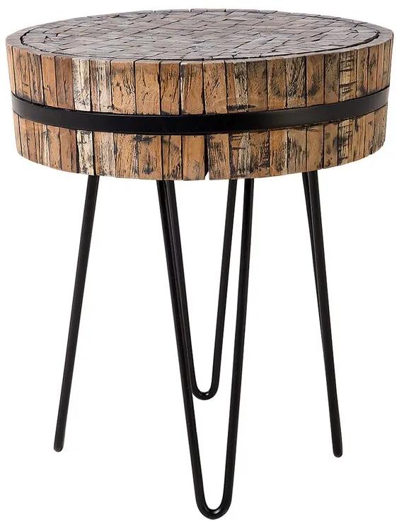 Dřevěný konferenční stolek TAKU Beliani