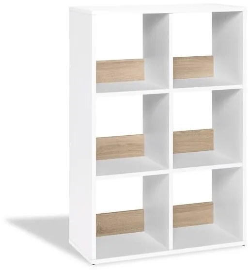Regál EmaHome 74 x 108 x 33 cm - Sonoma