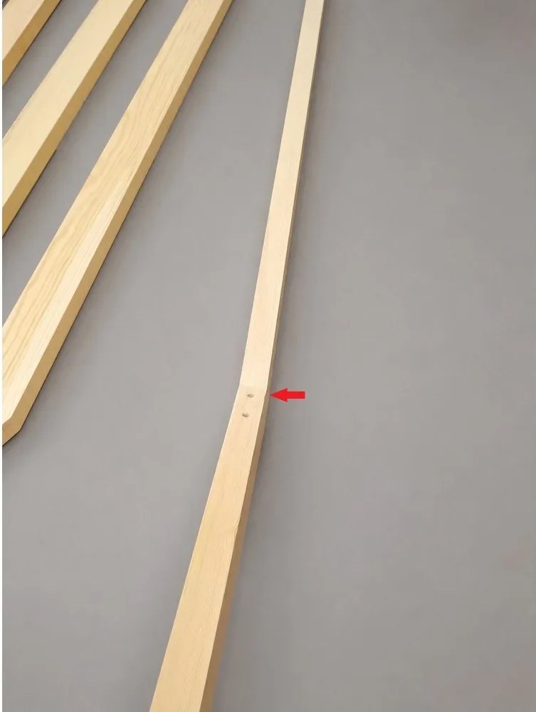 Bílá domečková dětská postel s roštem 90x200 cm Tipi - II. jakost – Vipack