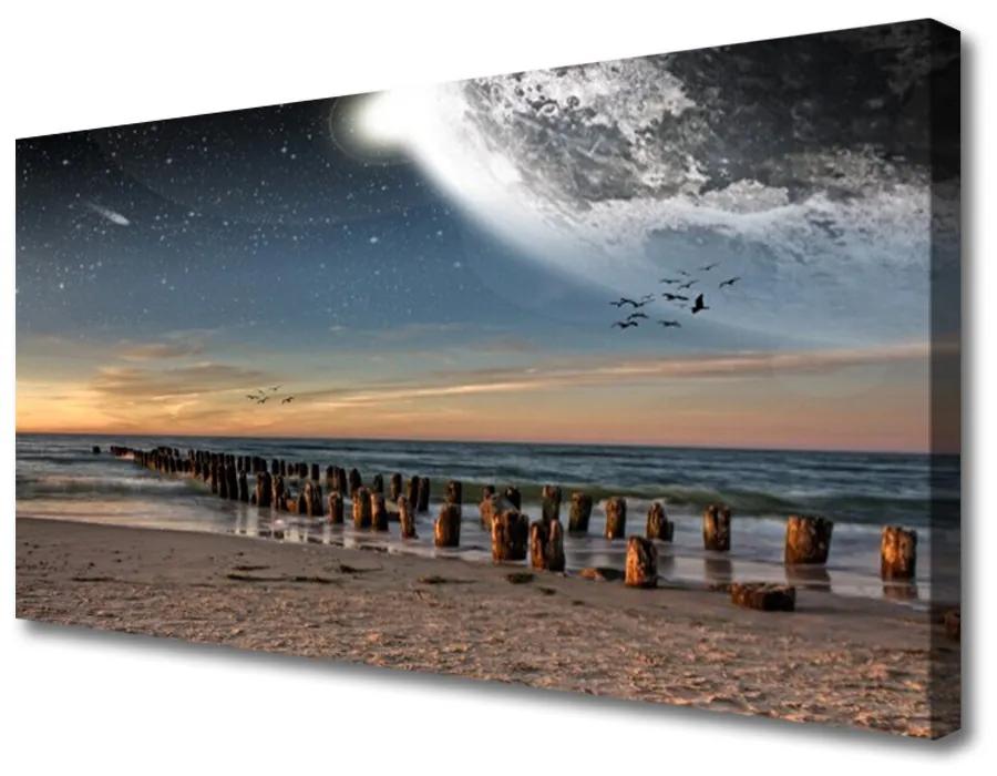 Obraz na plátně Oceán Pláž Krajina 100x50 cm