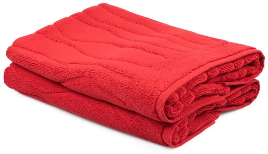 Sada 2 červených ručníků Beverly Hills Polo Club Gartex, 50 x 75 cm