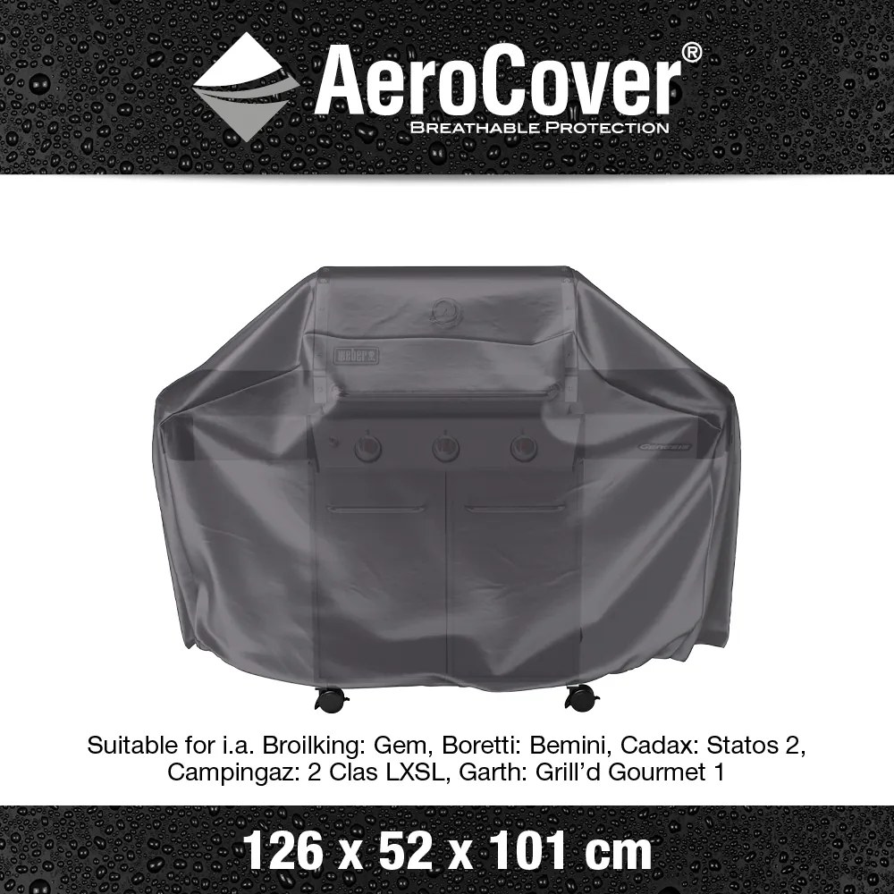 Obal na plynový gril S 126x52xH101 cm Aerocover