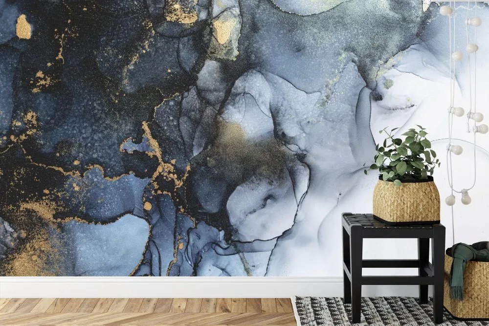 Fototapeta Marble Ink Abstract Art From Exquisite Original Painting For Abstract Background . Painting Was Painted Pattern Of Ombre Alcohol Ink . Hladký vinyl 416x254