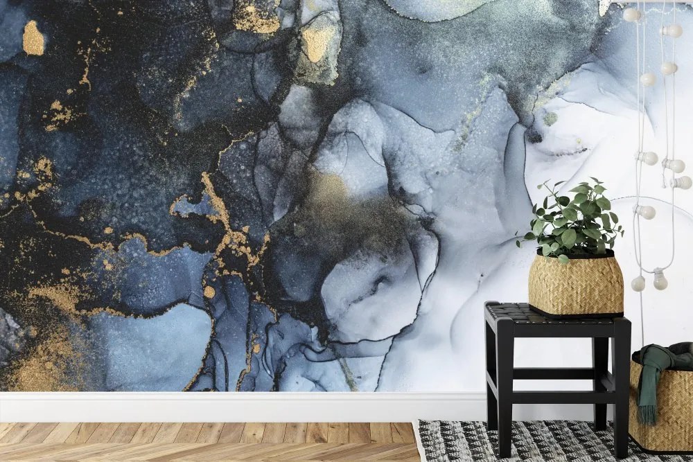 Fototapeta Marble Ink Abstract Art From Exquisite Original Painting For Abstract Background . Painting Was Painted Pattern Of Ombre Alcohol Ink . Omyvatelný vlies 135x90