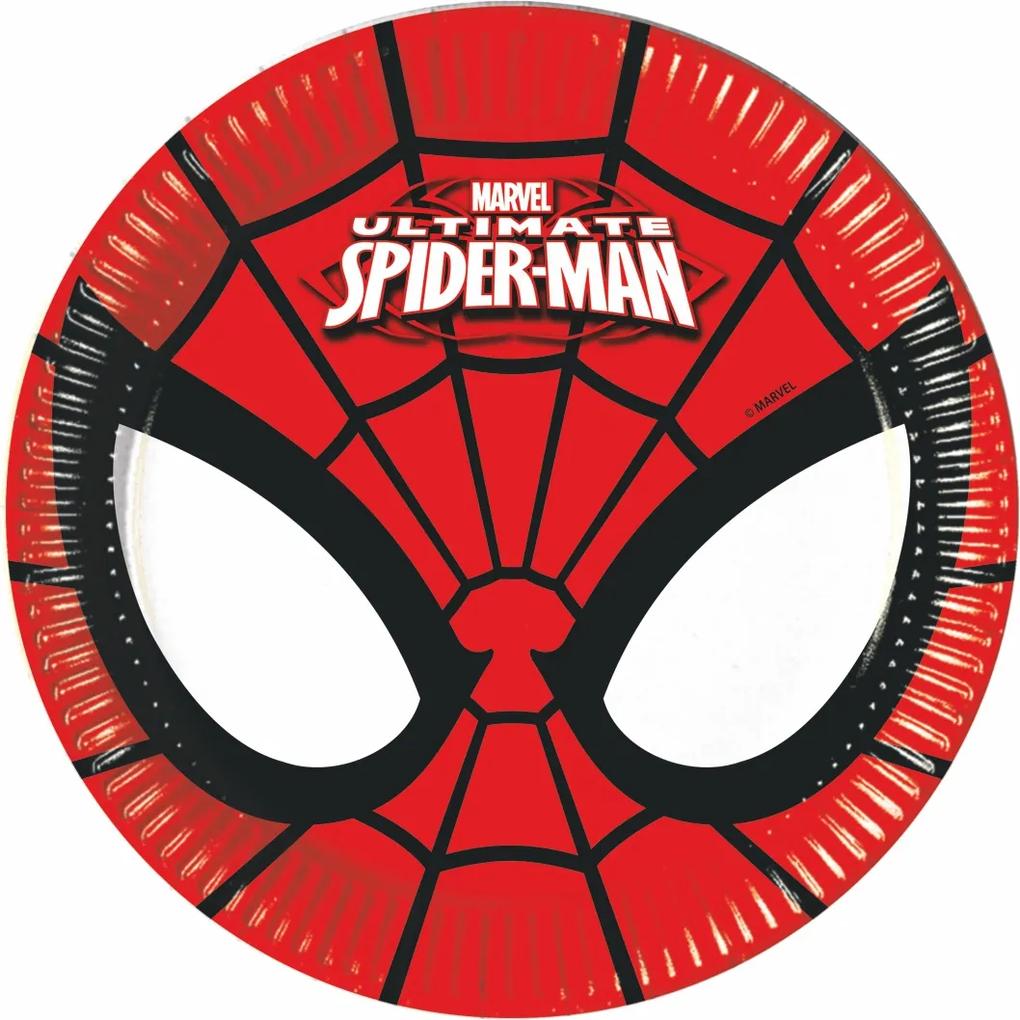 Spiderman talíře 8ks 20cm