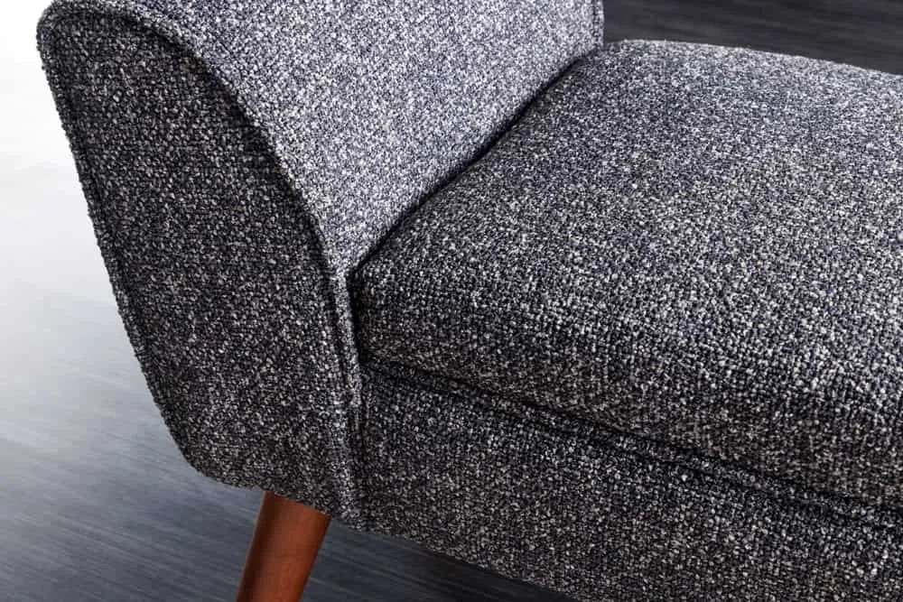 Designová lavice Dafina 90 cm antracitová