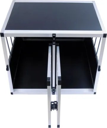 CADOCA cestovní box, přepravka pro psa XL 89x70x51cm přepážka