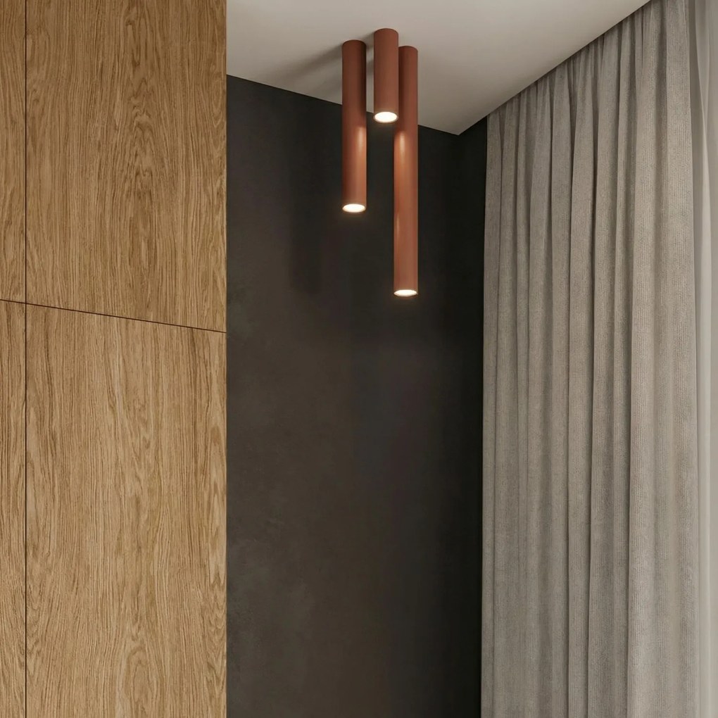Sollux Lighting Stropní svítidlo LAGOS 20 okrově červené