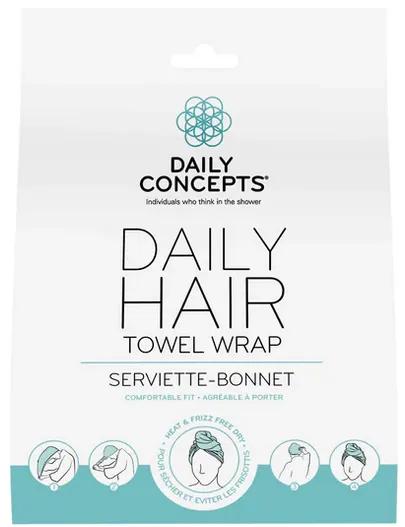 Daily Concepts ručník na vlasy bílý